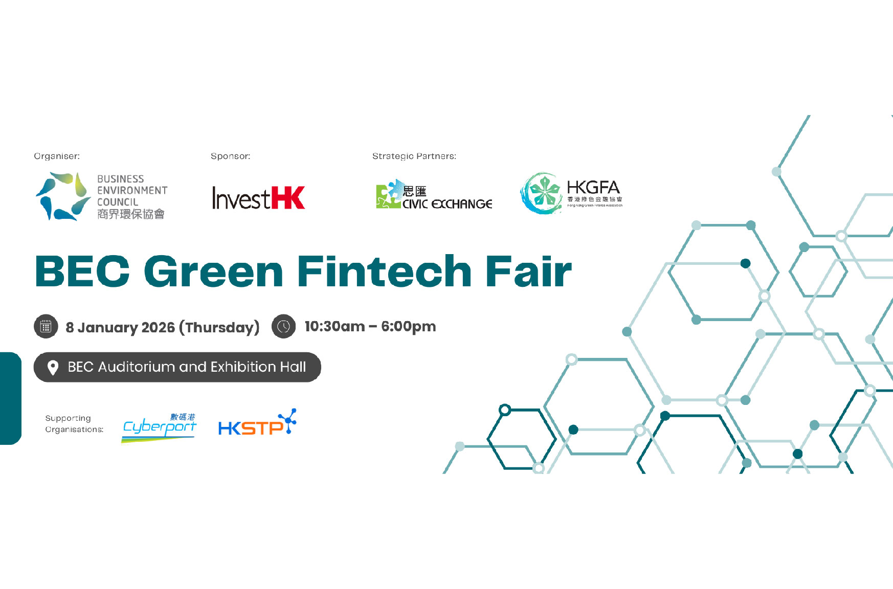 BEC Green Fintech Fair | InvestHK